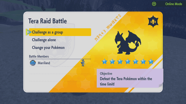 First 7 star Charizard Tera Raid Battle Event Now Live Marriland