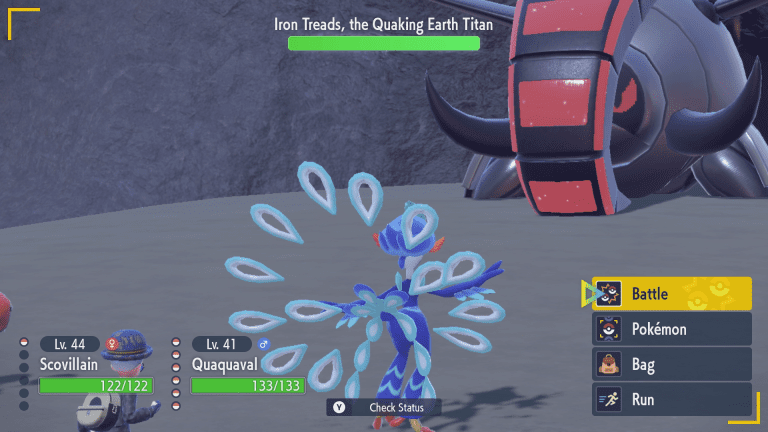 Quaking Earth Titan, Great Tusk/Iron Treads • Scarlet & Violet Walkthrough • Marriland.com