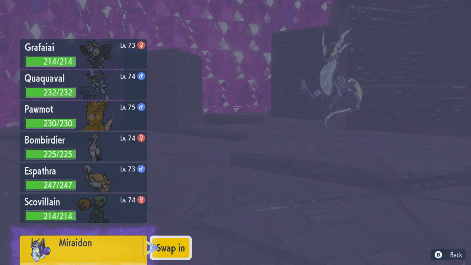 The Final Battle (Violet) • Scarlet & Violet Walkthrough • Marriland.com